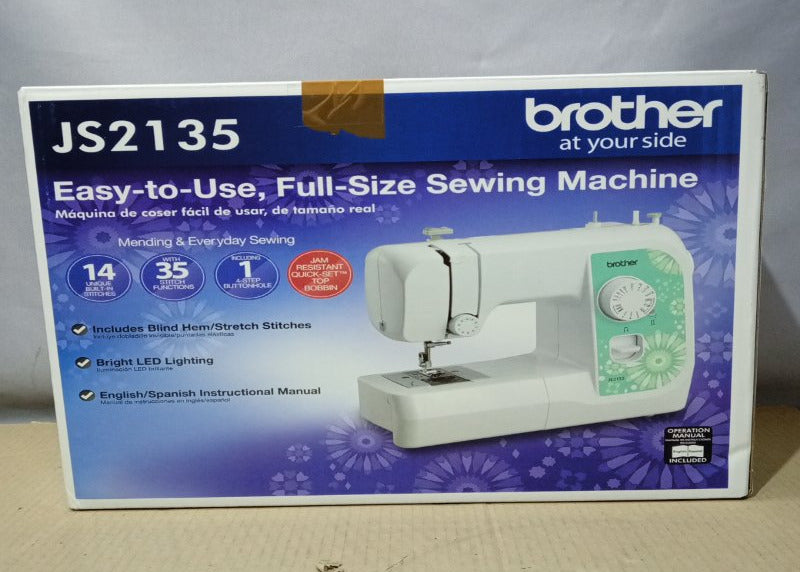 Máquina de Coser Brother JS2135 Blanca