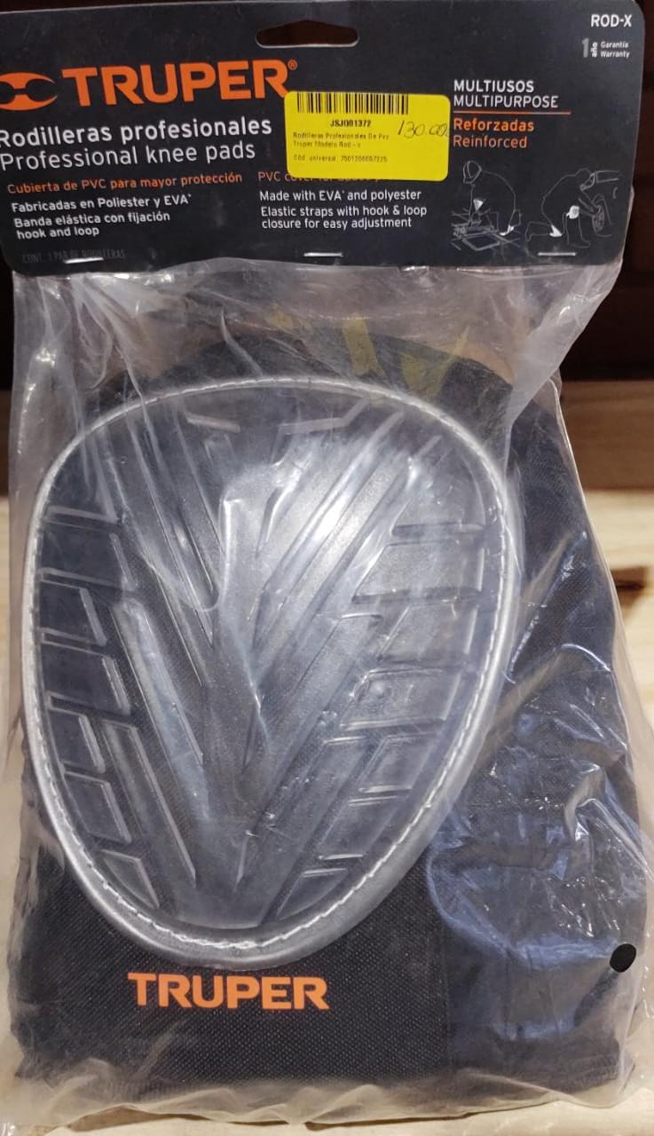 Rodilleras Profesionales Truper Rod-X Negro